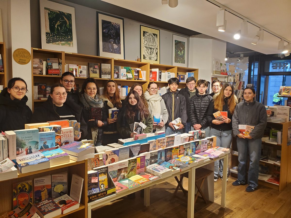 Projet « Jeunes en librairie » 2025 - Lycée du Léon